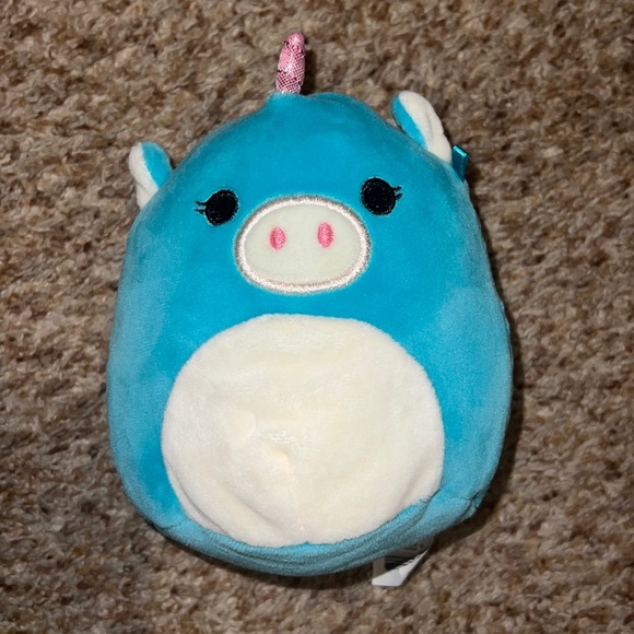 Toys | Squishmallow Ace Aqua Blue Squishy Soft 6 Unicorn Plush | Poshmark